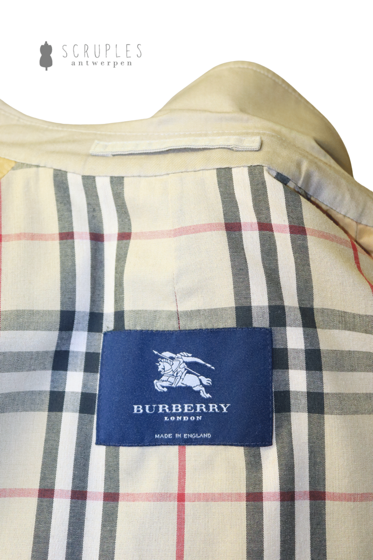 Burberry Jas (maat L/XL) - Scruples Antwerpen